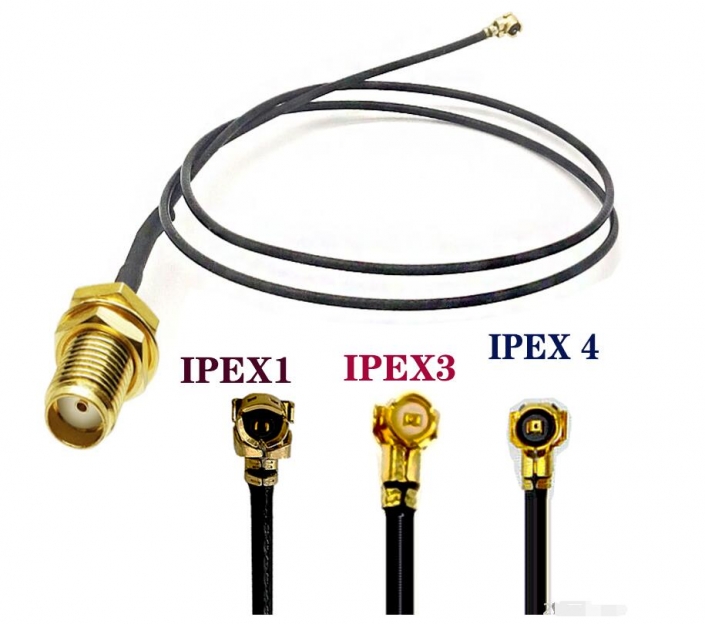 IPEX-1代 / 3代 / 4代 / 5代｜PCB天线底座、公头、样式及封装尺寸图 - 德索精密工业